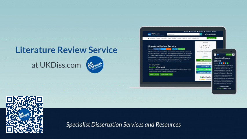 Literature Review Writing Service | UKDiss.com
